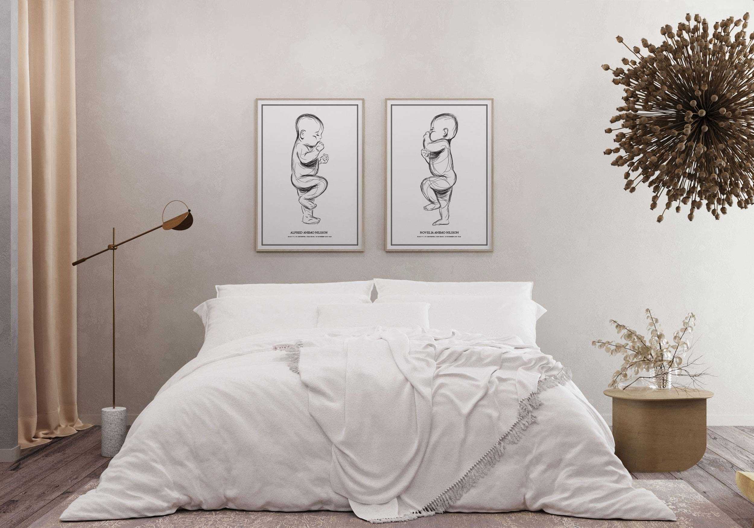 Birth Poster 1:1 | Create your own | Gallerix.co.uk